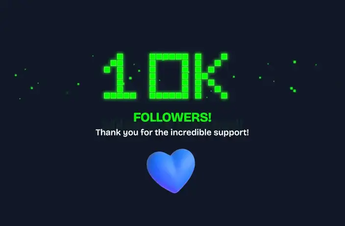 10K Followers Celebration 🎉 Template | Create Animated GIFs & Videos ...